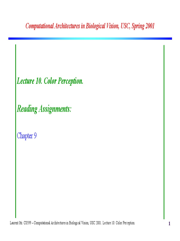 Color Perception | PDF | Color | Visual Perception