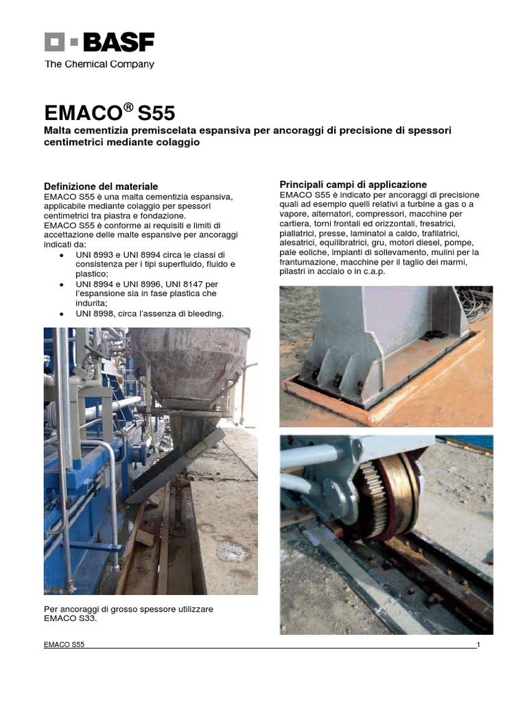 Emaco s55 Ago-06 | Hormigón | Viscosidad