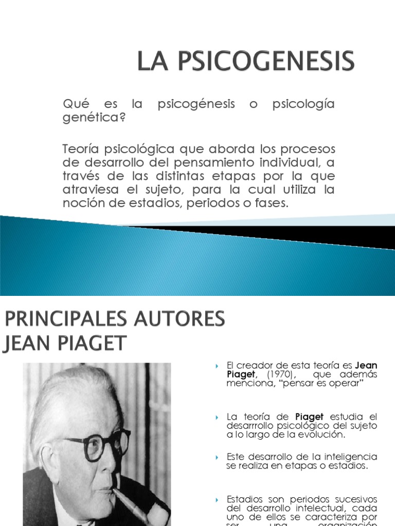 La Psicogenesis | Sicología y ciencia cognitiva | Ciencia cognitiva