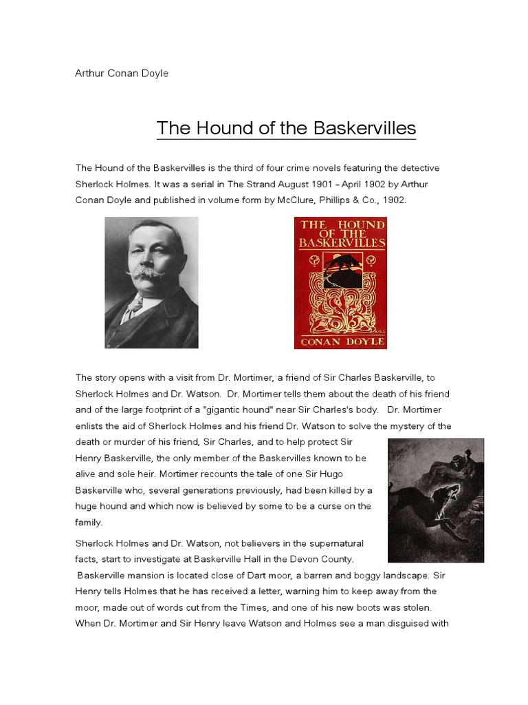 The Hound of The Baskerville | PDF | The Hound Of The Baskervilles | Dr ...