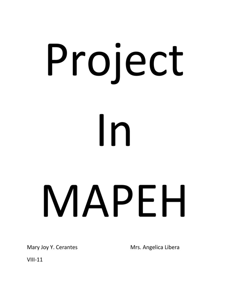 Project in MAPEH | Download Free PDF | Radiation Therapy | Acupuncture