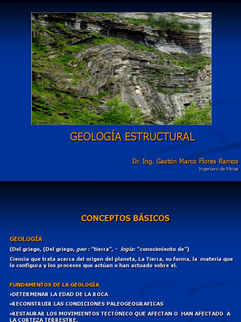 Geología - Estructural (Diapositivas de Clase) | PDF | Estrato | Roca ...