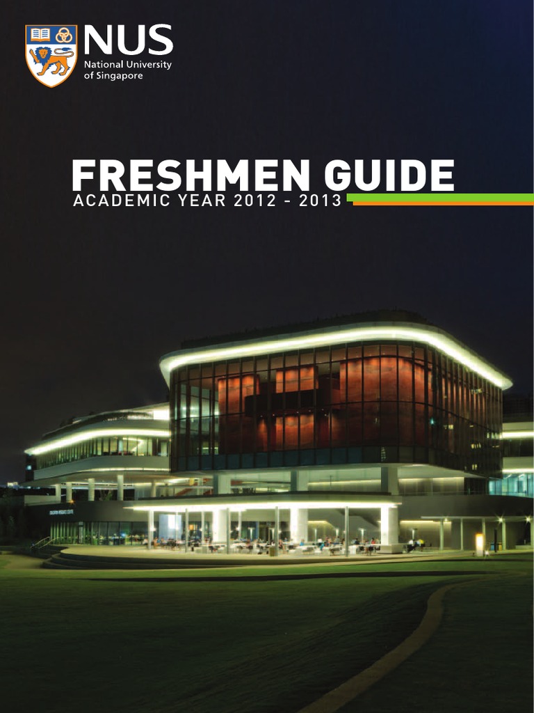 NUS Freshmenguide | PDF | Academic Term | Entrepreneurship