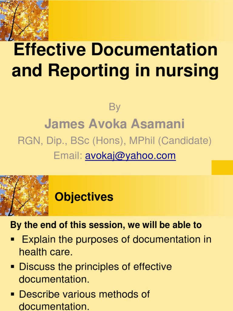 Nursing Documentation and Reporting | PDF | Medical Record | Informed ...
