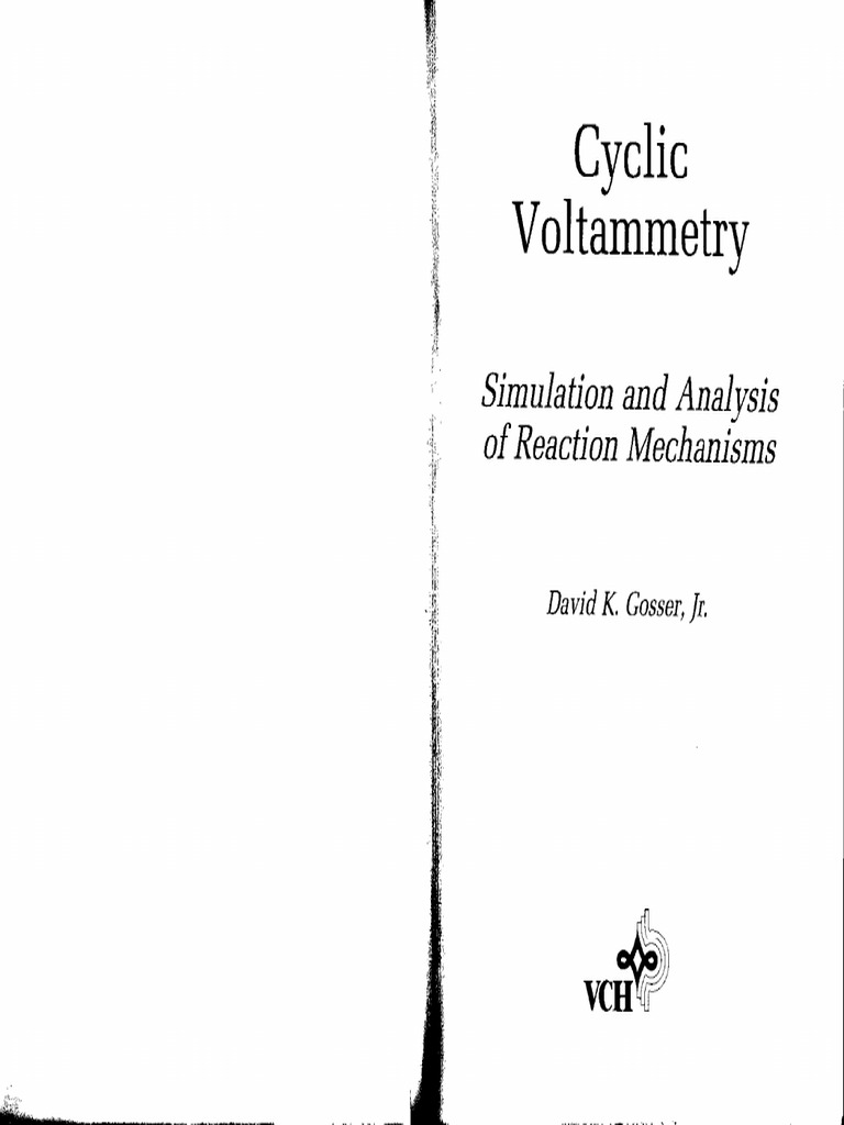 David K. Gosser Cyclic Voltammetry | PDF | Science & Mathematics