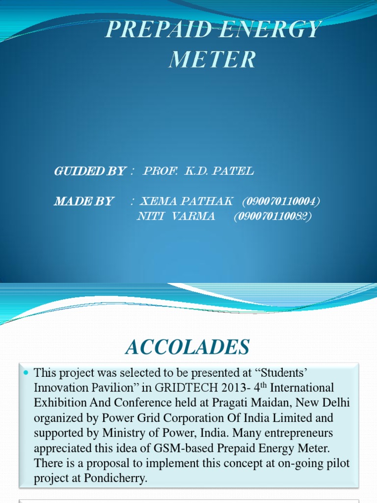 Prepaid Energy Meter | PDF | Microcontroller | Manufactured Goods