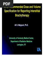 QUANTEC RT Constraints | PDF | Radiation Therapy | Diseases And Disorders
