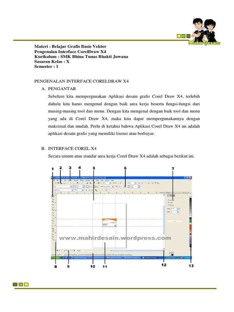 Pengenalan Coreldraw x4 | PDF