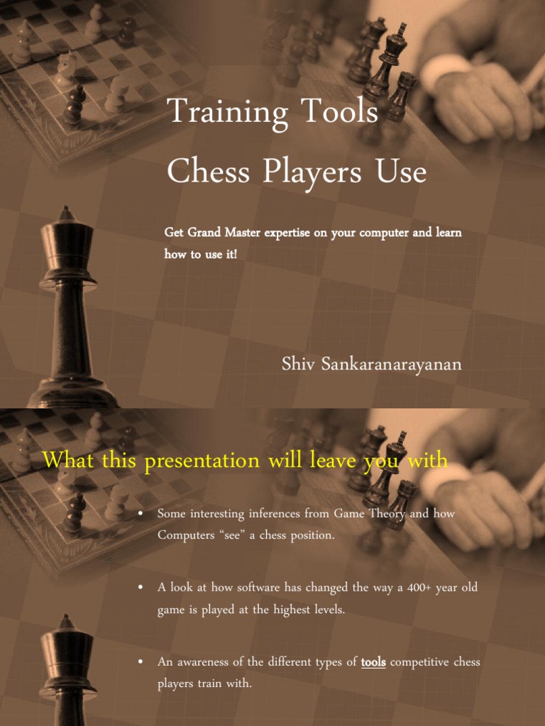 Training Tools Chess Players Use | PDF | Chess | Competitive Games