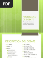 Tipos de Debate-Mociones | PDF