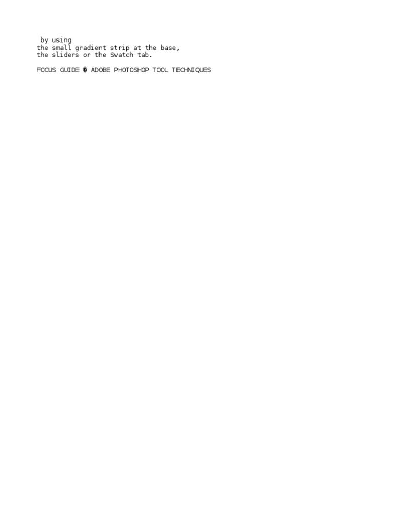 Photoshop Brush Tool Techniques Guide | PDF | Photo Manipulation ...