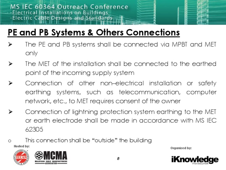 PE and PB Systems Connection Guidelines | PDF