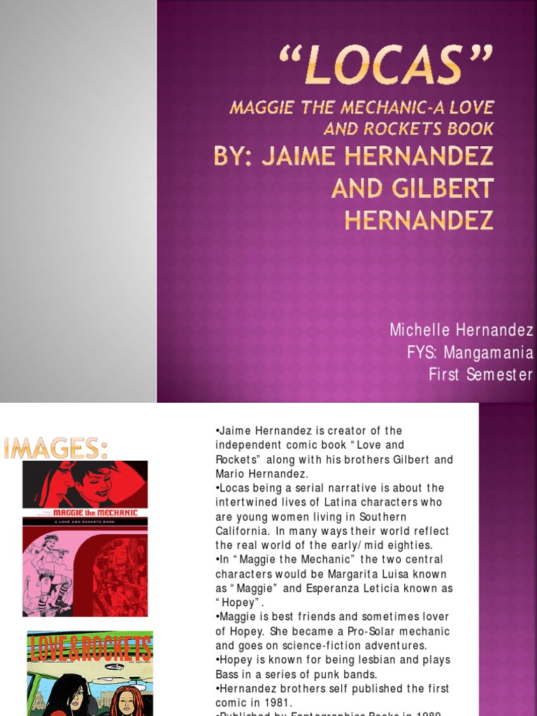 Locas by Jaime Hernandez | PDF