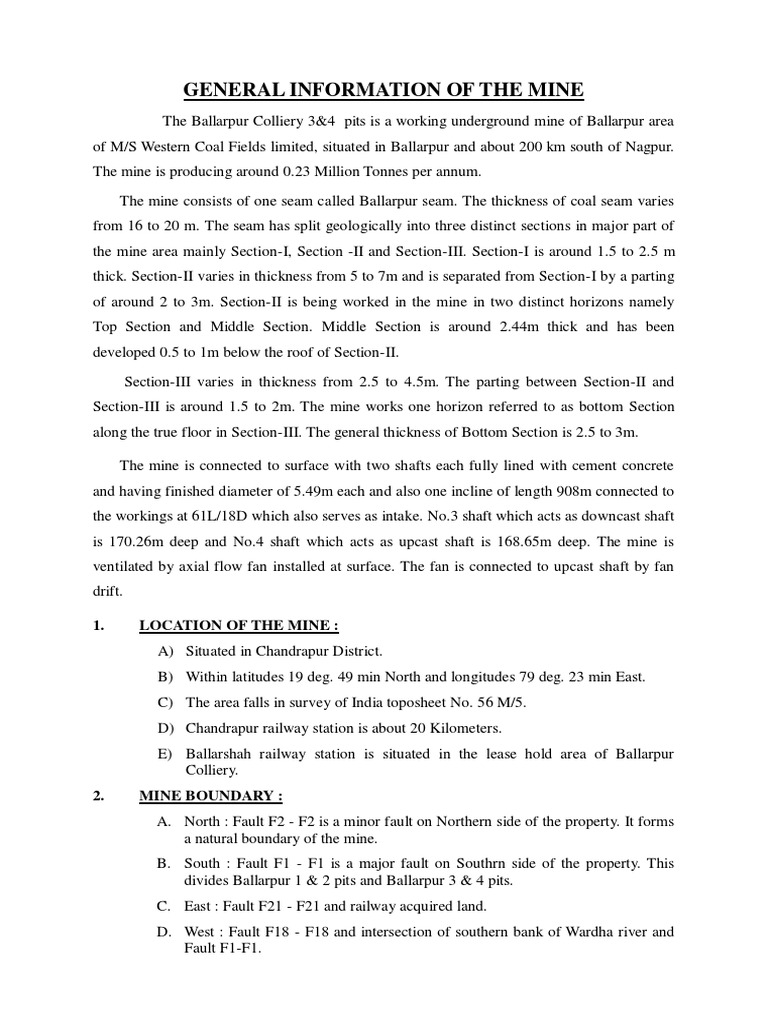 Safety Management Plan | PDF | Coal Mining | Safety