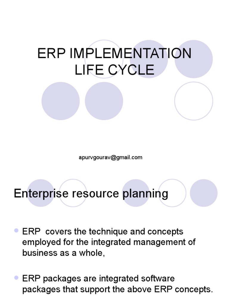 ERP Implementation | PDF | Enterprise Resource Planning | Product Lifecycle