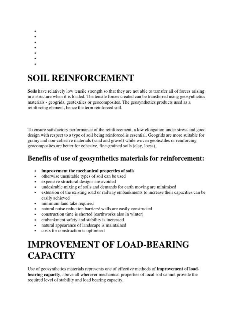 Reinforced Soil | PDF | Solid Mechanics | Civil Engineering