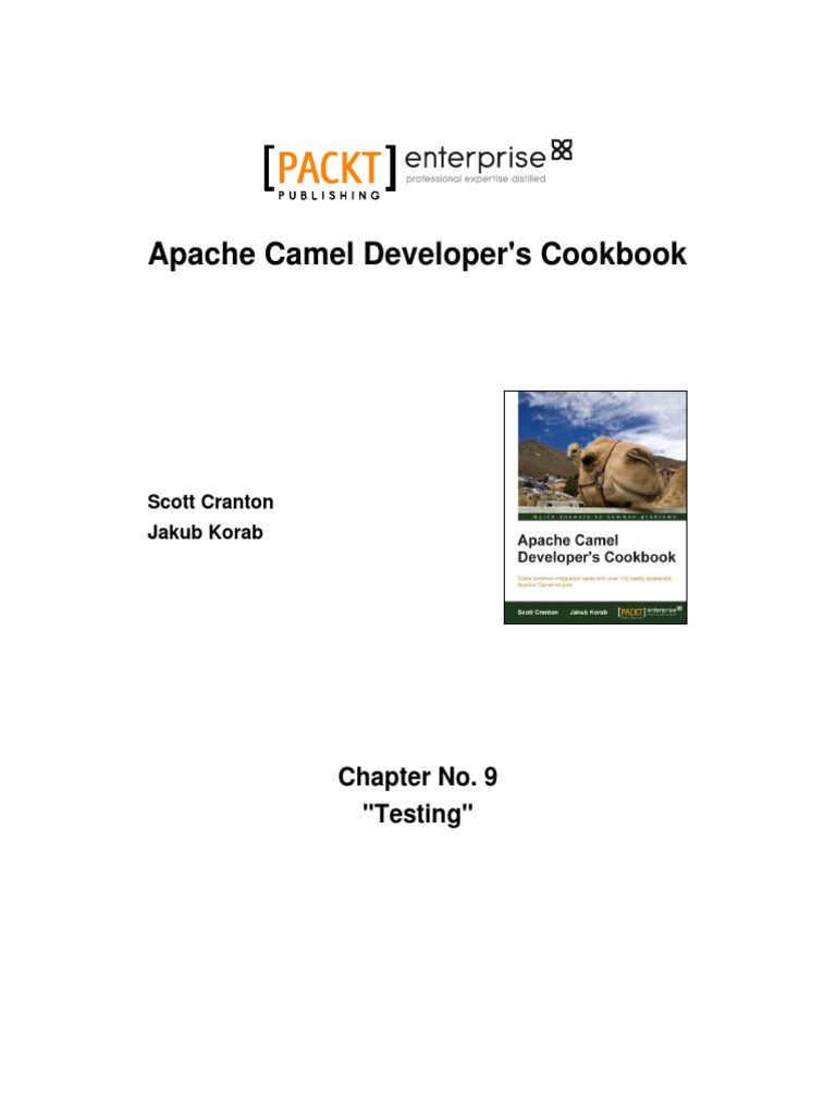 Apache Camel Developer's Cookbook Sample Chapter | PDF | Class (Computer Programming) | Method ...