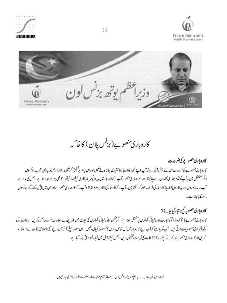 Business Plan Template - Urdu | PDF