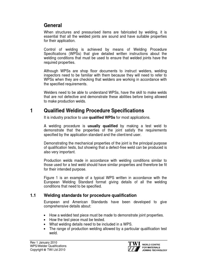 6 Welding Procedure Qualification & Welder Qualification | Welding ...