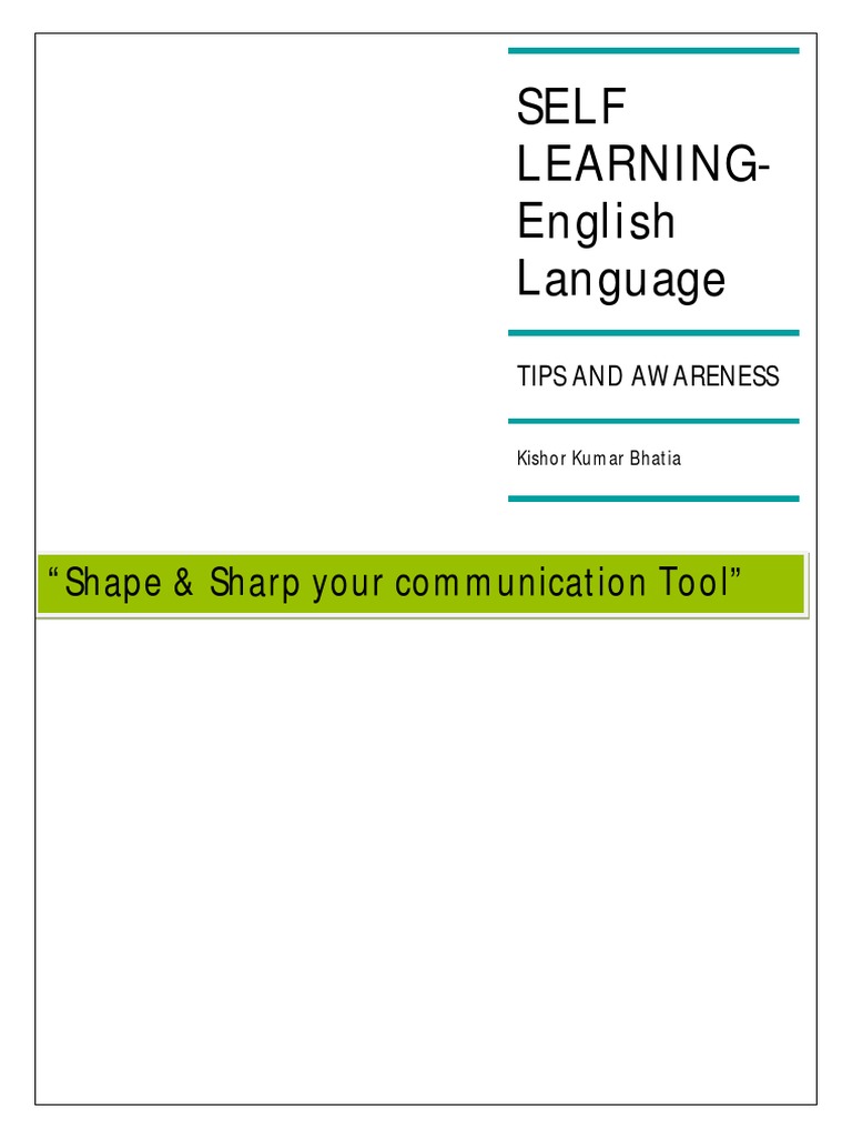 Advance English Language - Learning | PDF | Grammatical Tense | Perfect ...