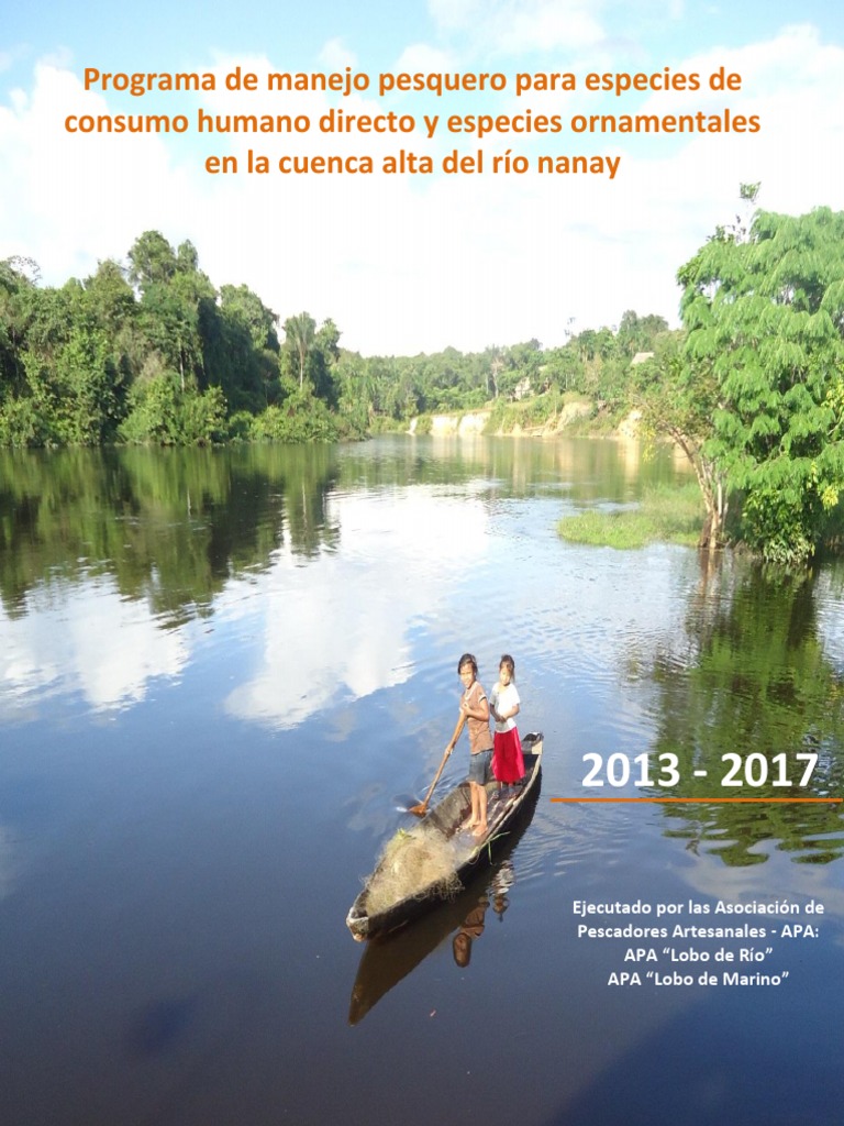 Cartilla Del PROMAPE-Alto Nanay. | PDF | Pesquería | Sustentabilidad