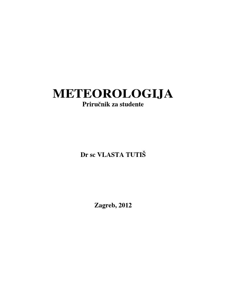 Meteorologija | PDF