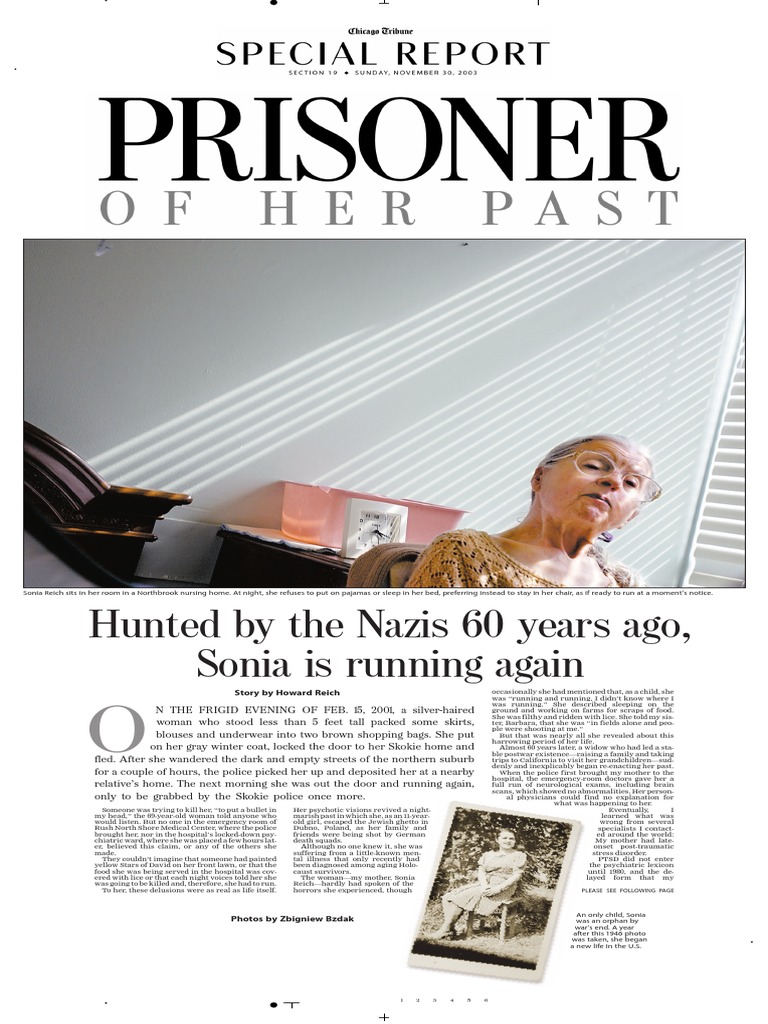 Hunted by The Nazis 60 Years Ago, Sonia Is Running Again: Story by ...