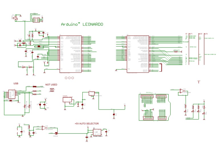 Arduino Leonardo Schematic 3b | PDF | Chess