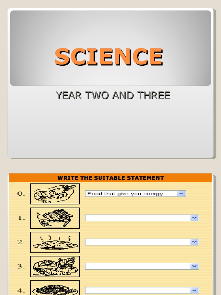 Latihan Sains Tahun 2 Dan 3 | PDF