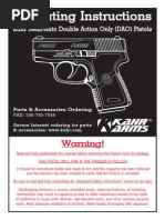 M16/M4 Function Check Procedure | PDF | Trigger (Firearms) | Firearms