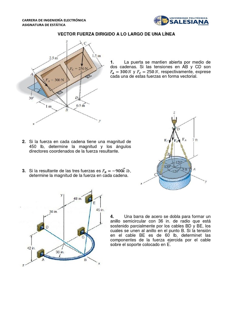 Deber 2 Estática | PDF | Métodos y materiales de enseñanza | Ciencia y matemáticas
