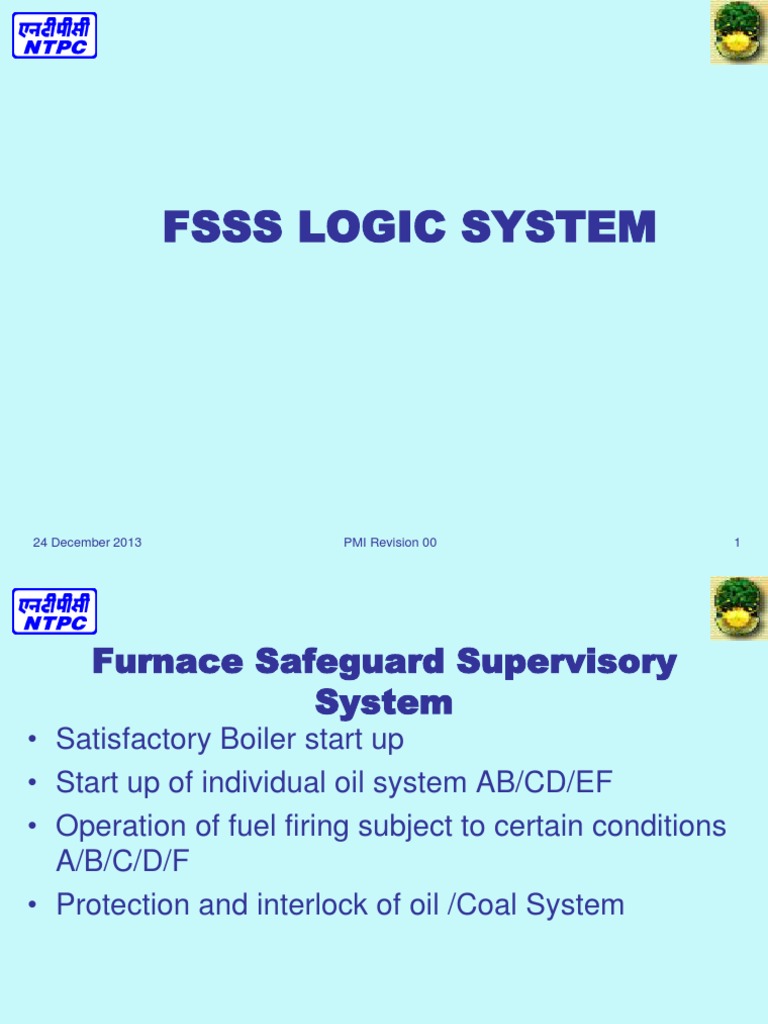 FSSS Overview in Power Plant Operations | PDF | Furnace | Energy Production