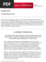 A Modest Proposal | PDF