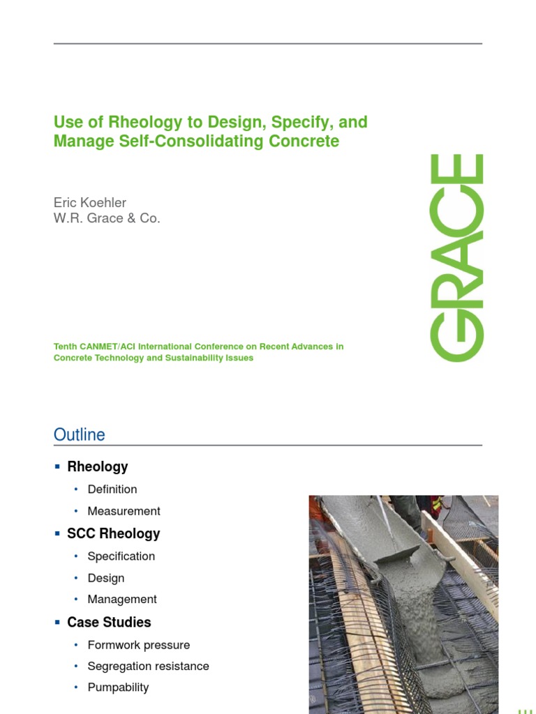 Koehler Rheology v1 | PDF | Rheology | Concrete