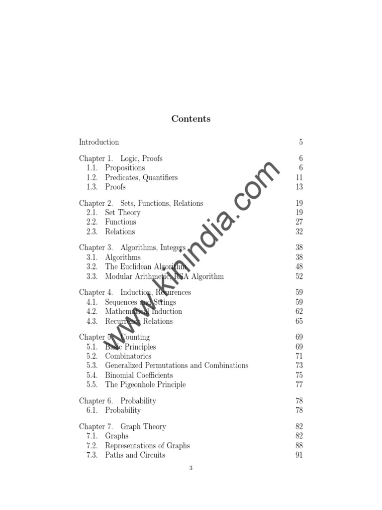 Mfcs Notes For Mca 2nd Sem | PDF | Set (Mathematics) | Mathematical Proof