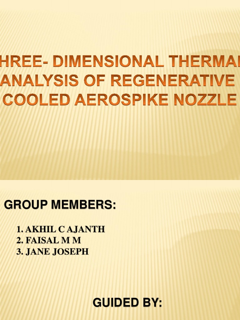 Aerospike Nozzle | PDF | Rocket Engine | Ballistics