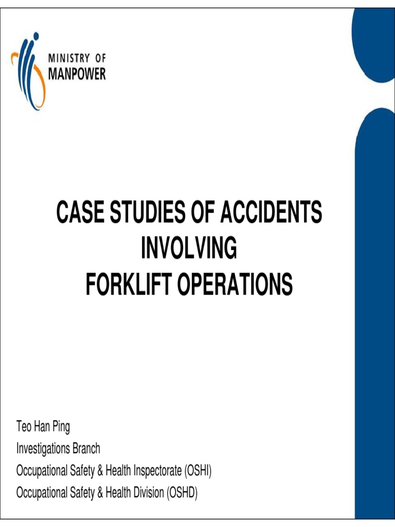 Forklift Accident Case Studies | PDF | Forklift | Traffic Collision