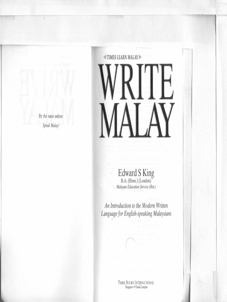 Write Malay | PDF