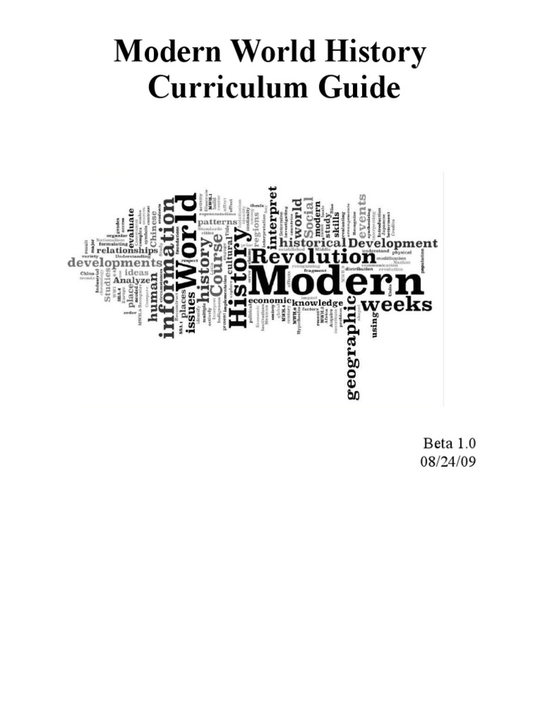 Not Quite Entire Modern World History | PDF | Latitude | Modern History