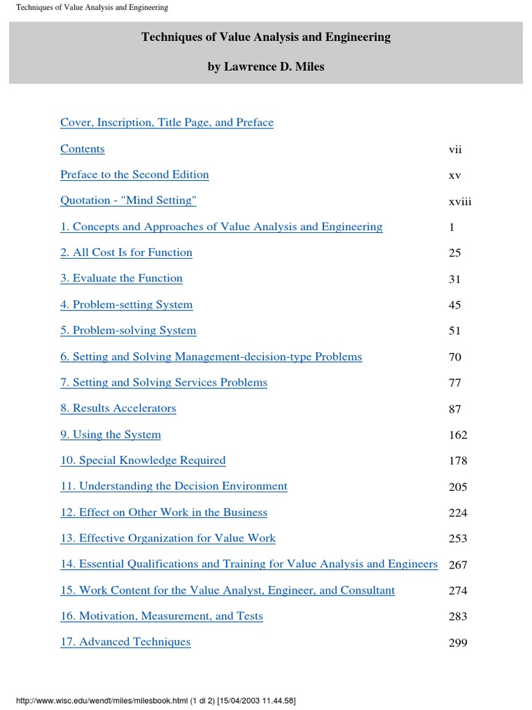 Value Engineering Book of Robert Miles | PDF | Engineering | Cognition