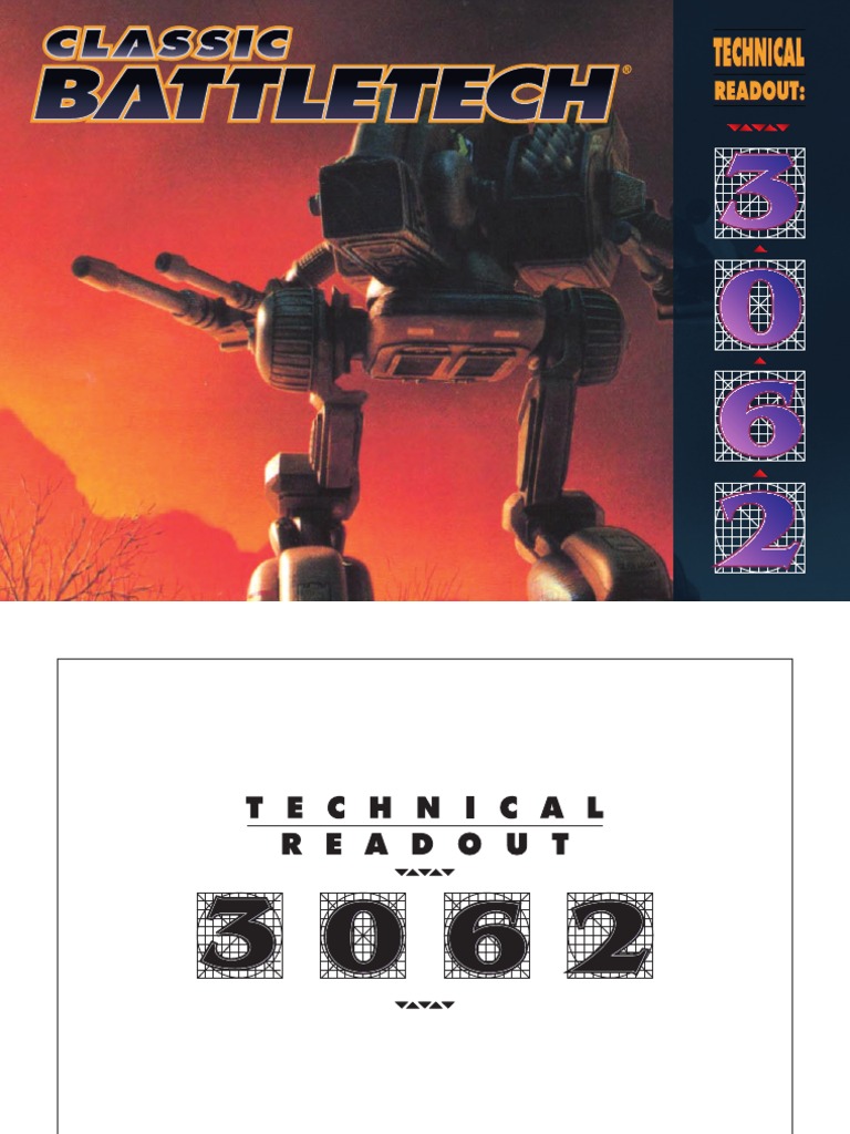 Battletech Technical Readout 3062 Fan Made PDF | PDF | Battle Tech | Tanks