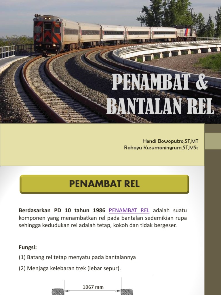Penambat Dan Bantalan | PDF