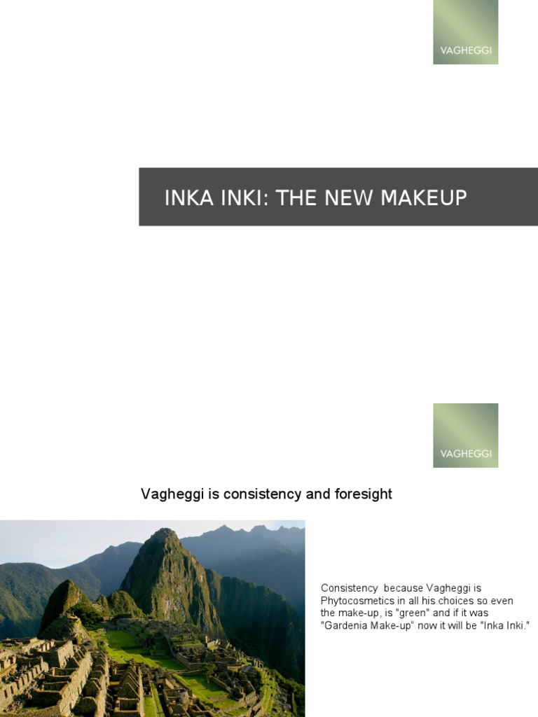 INKA INKI: The New Makeup | PDF | Cosmetics | Human Appearance