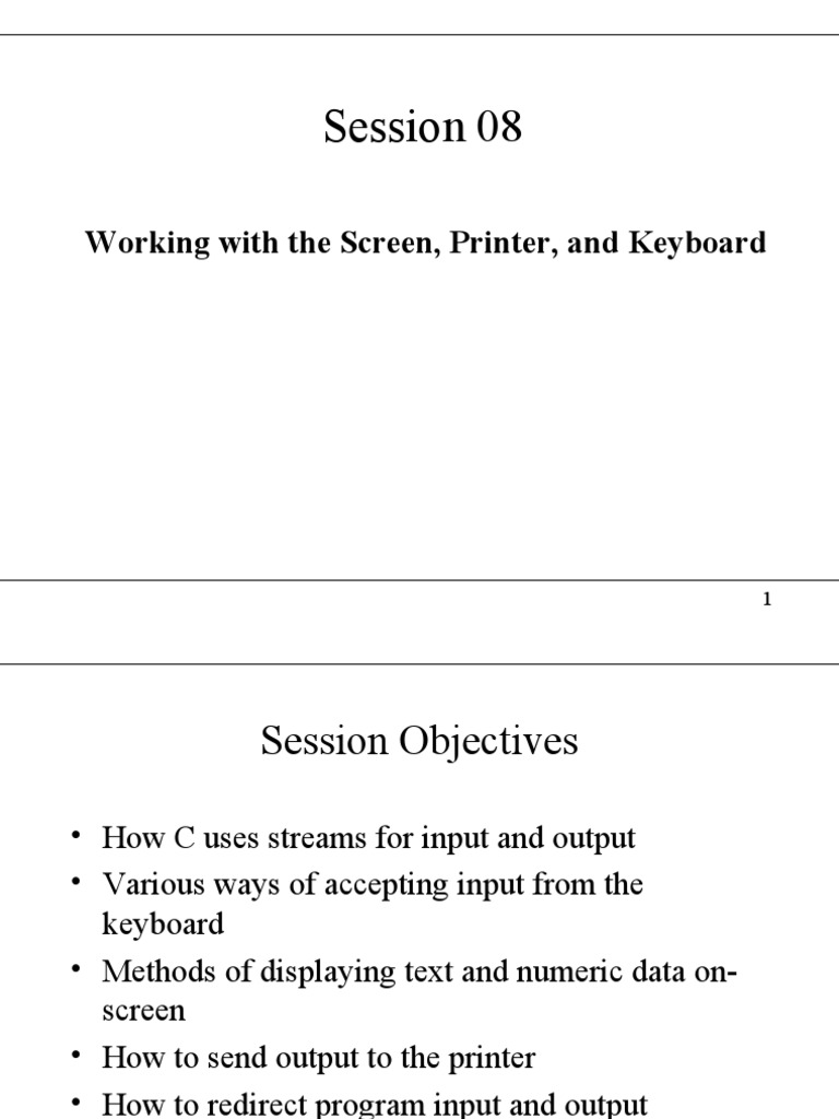 C-Programming-Class 8 | PDF | Input/Output | Electronic Engineering