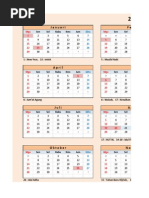 Kalender KB 3 Bulan | PDF