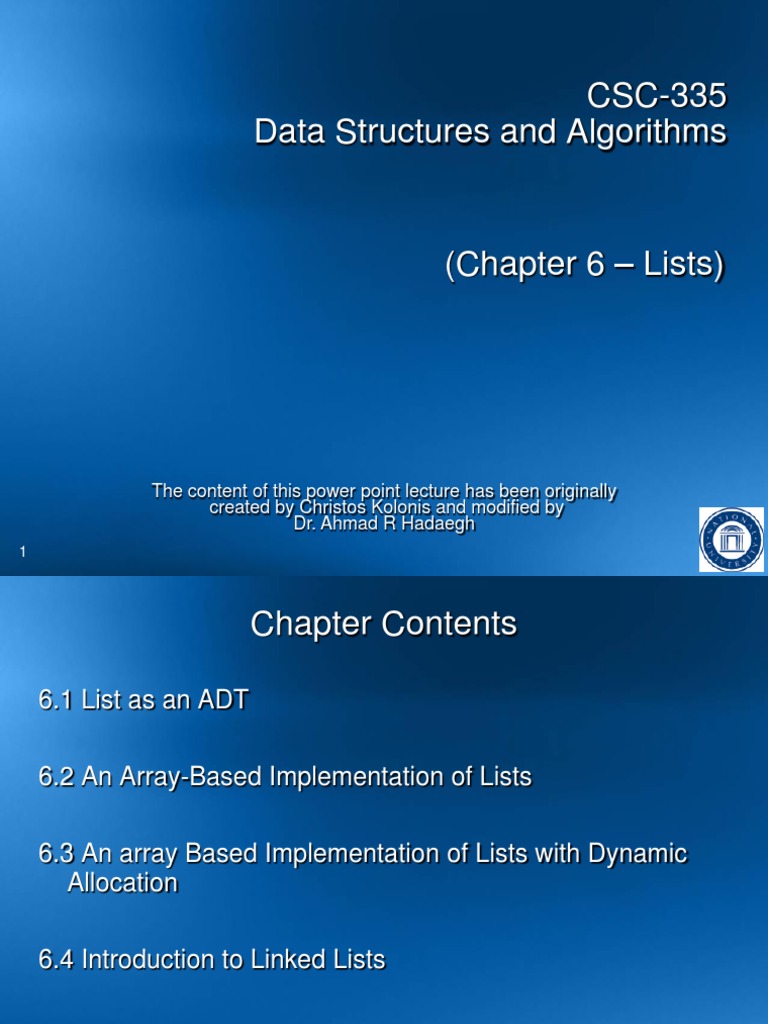 Csc 335 Data Structures And Algorithms Pdf Constructor Object Oriented Programming 