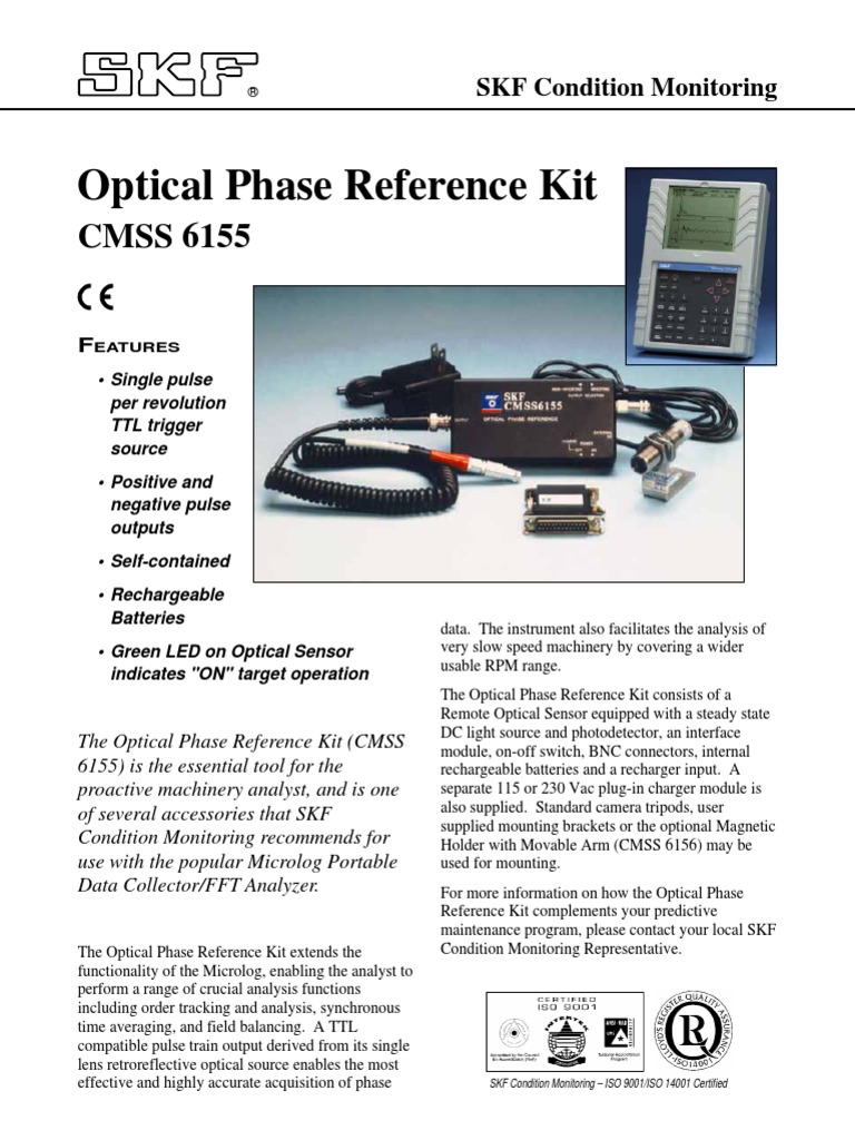 CM2012 Optical Phase Kit From SKF | PDF | Electrical Connector | Optics