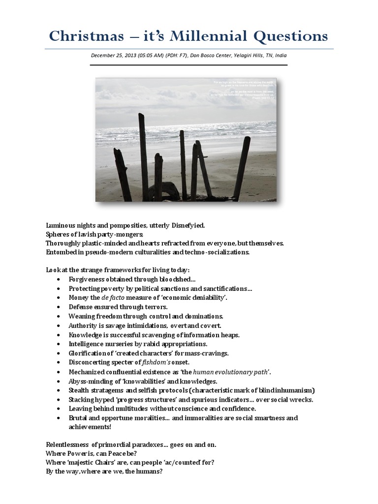 Christmas - It's Millennial Questions | PDF | Religious Belief And ...