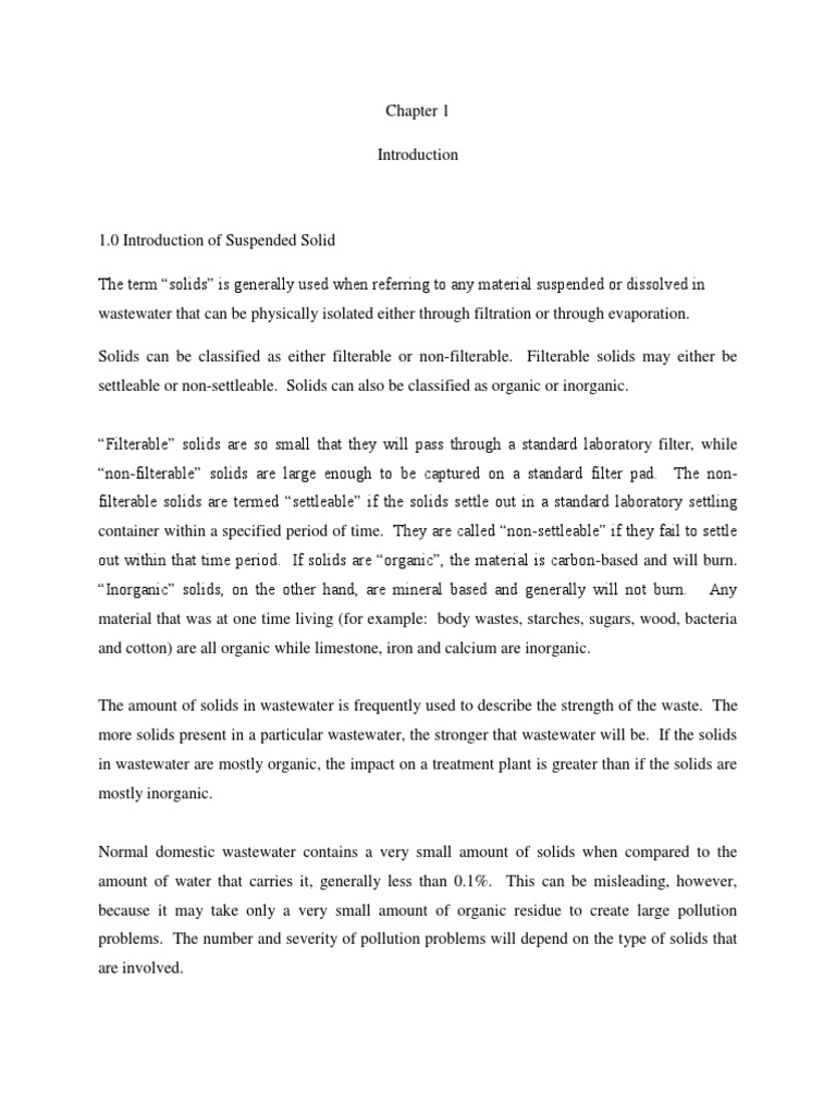 Chapter 1 Introduction | PDF | Water Quality | Liquids
