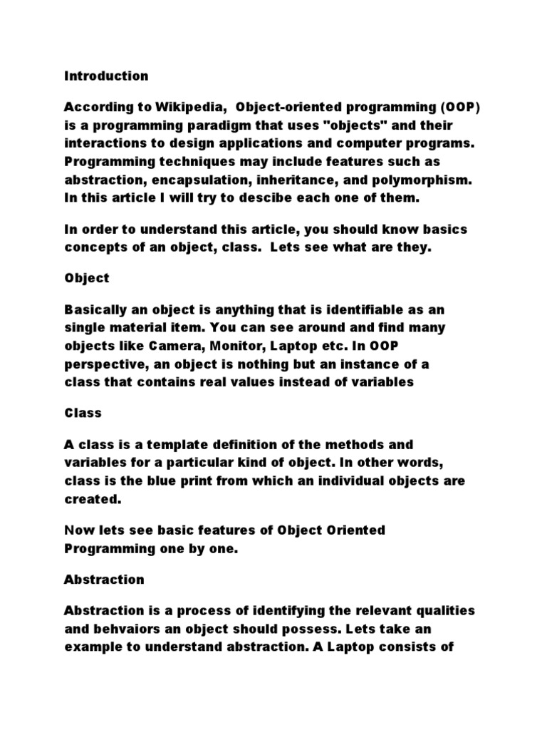 Oop Basic Concepts Pdf Inheritance Object Oriented Programming 2165